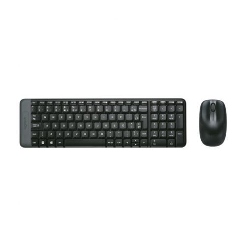 KIT TECLADO E MOUSE SEM FIO MK220 PRETO - LOGITECH - AB Tech ...