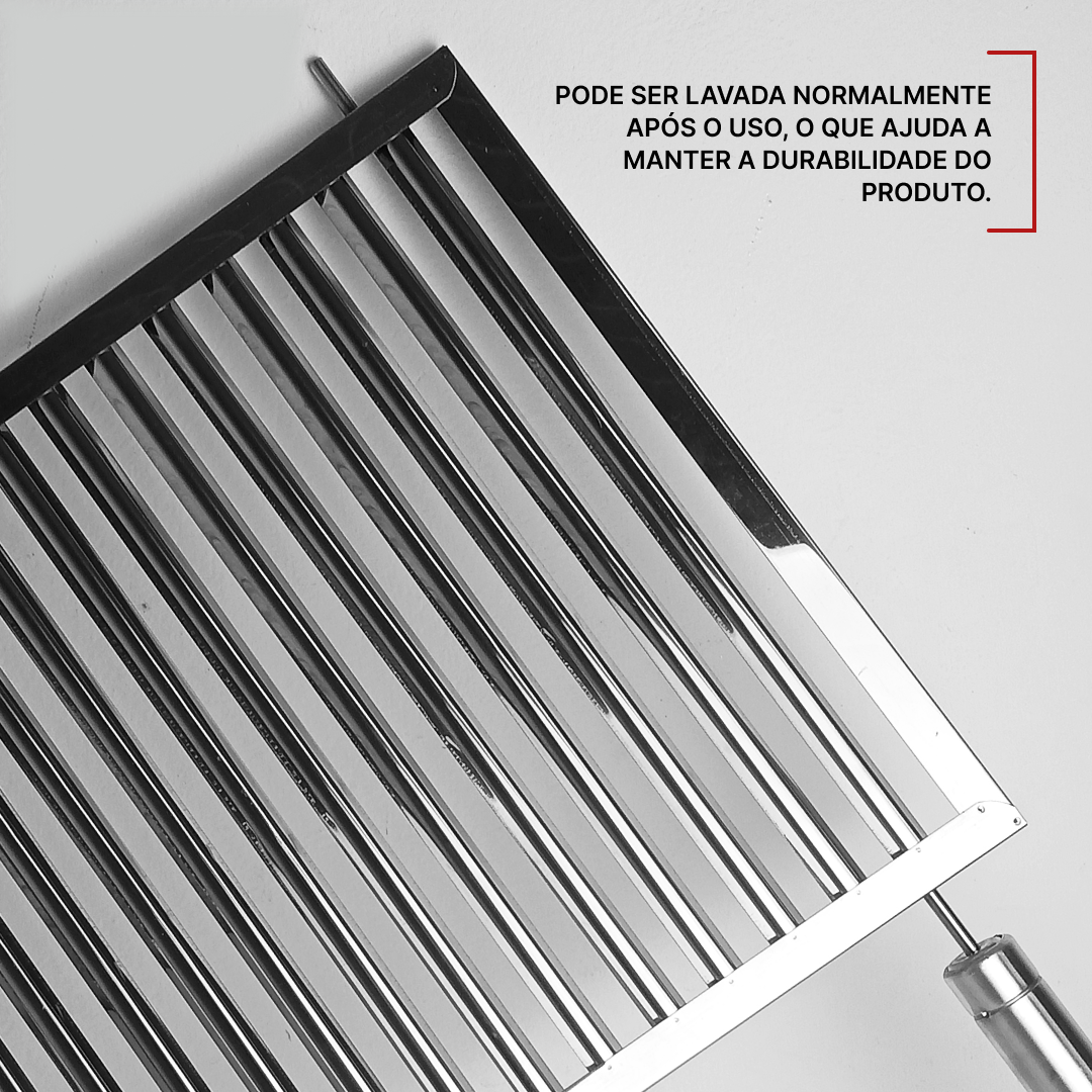Grelha Parrilla Inox para Churrasco Uruguaia | 99$ | Bem Grill - Bem ...