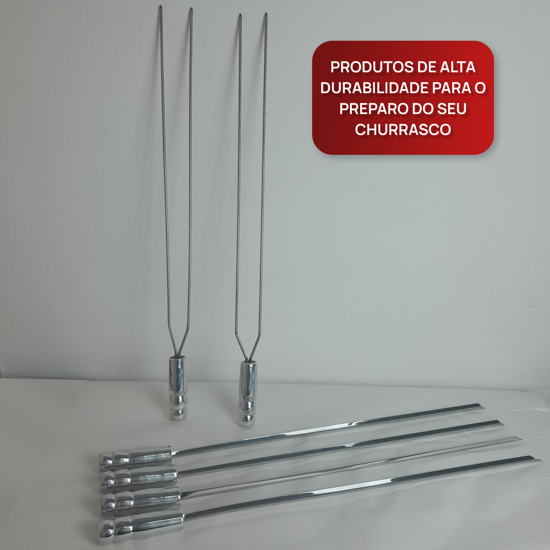 Kit Espeto para Churrasco em Inox Bem Grill - Bem Grill | Acessórios ...
