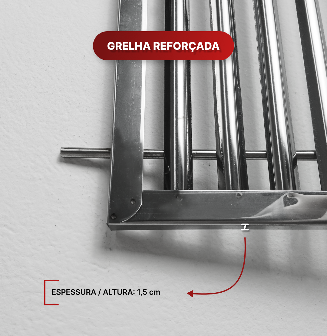 Grelha Churrasqueira Uruguaia Premium Inox Parrilla Bem Grill - Bem ...