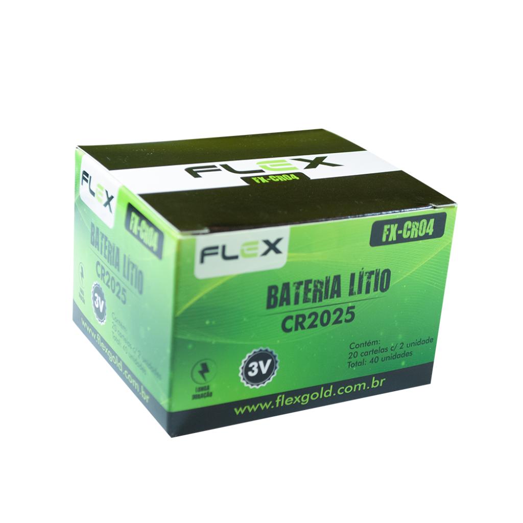 BATERIA TIPO BOTAO CARTELA C/ 2 UNID CR2025 FX-CR04 - Gimix informatica