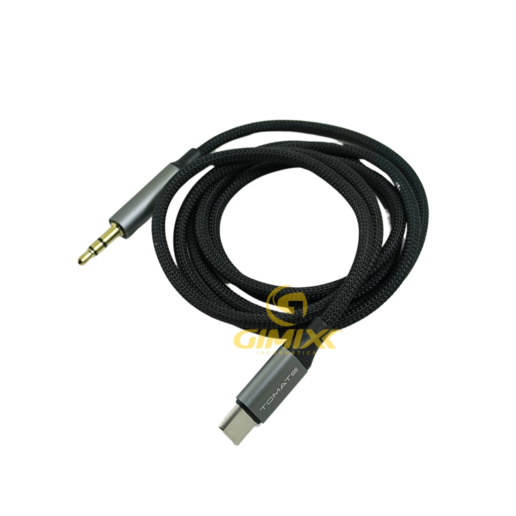 CABO ADAPTADOR USB-C PARA P2 AUX 3.5MM 1MT TOMATE MCB-034 - Gimix ...