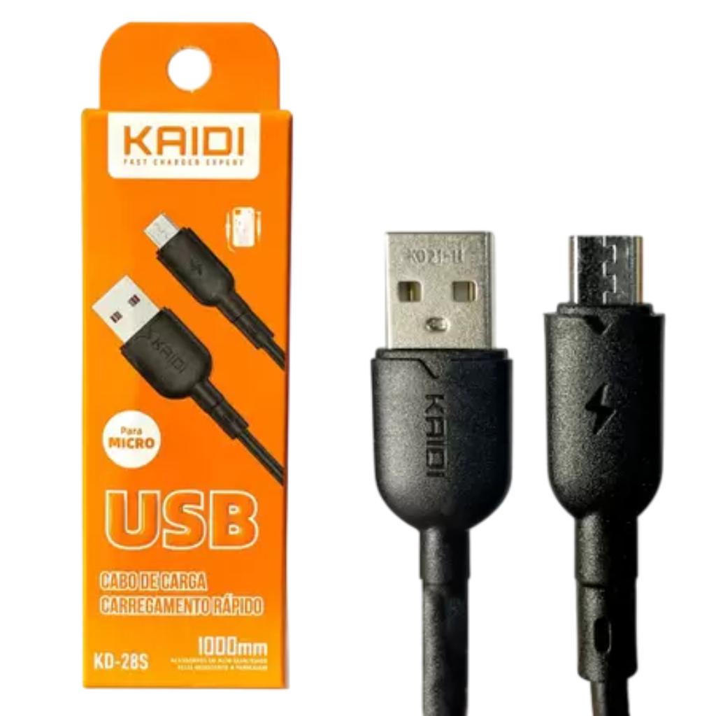 CABO DE CARREGADOR USB KD-28M - Gimix informatica
