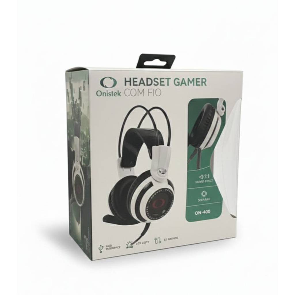 FONE DE OUVIDO HEADSET GAMER ON-400 - Gimix informatica