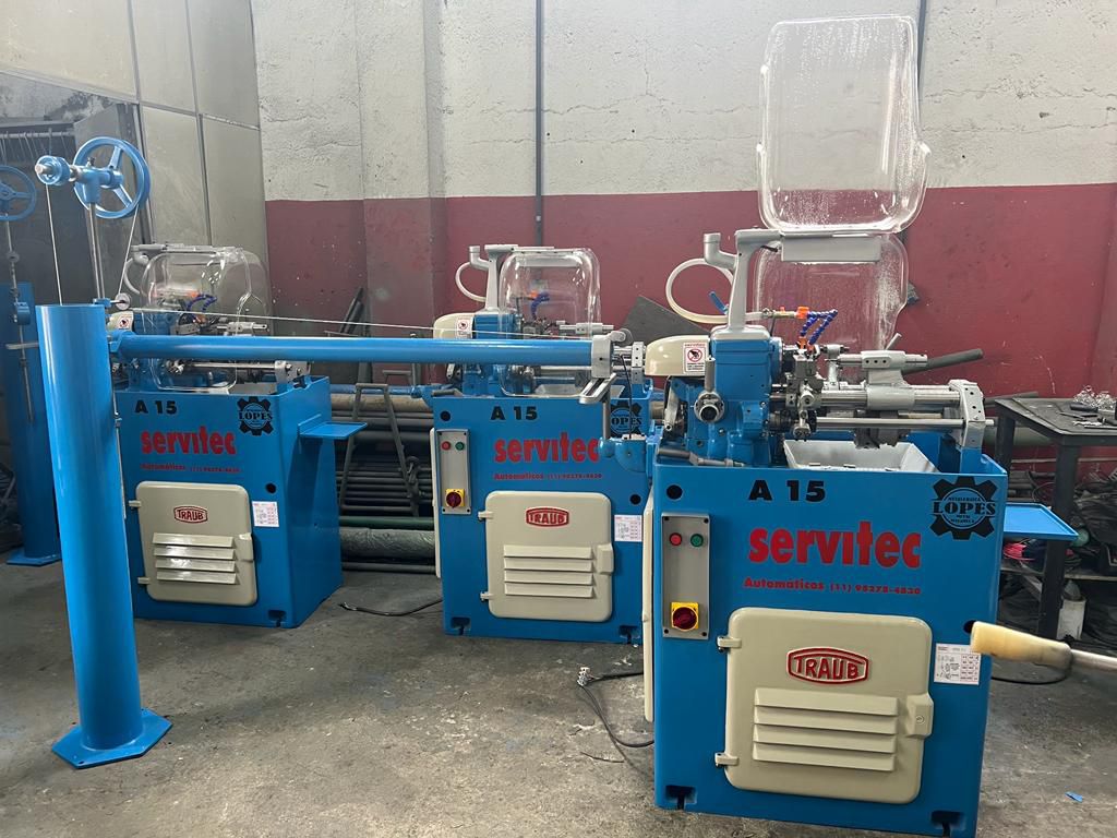 Torno Automático Traub A15, Torno Traub - Servitec Automáticos