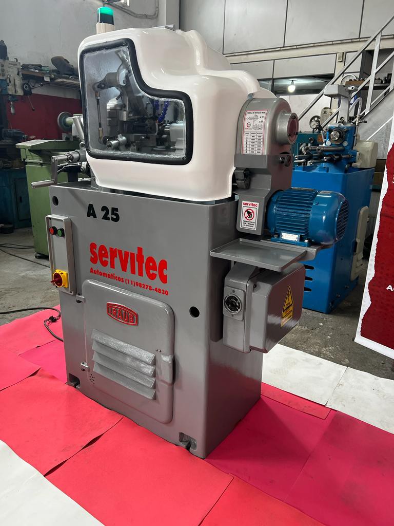 Torno automático Traub A25 com Bgse - Reformado - Servitec Automáticos