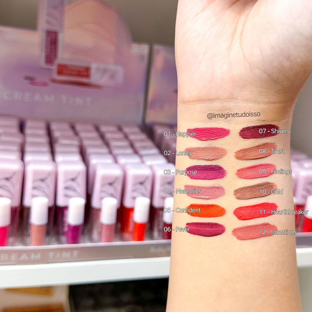 Cream Tint 2x1 Batom e Sombra (cor 06 Fever) - Ruby Rose - Imagine Tudo Isso