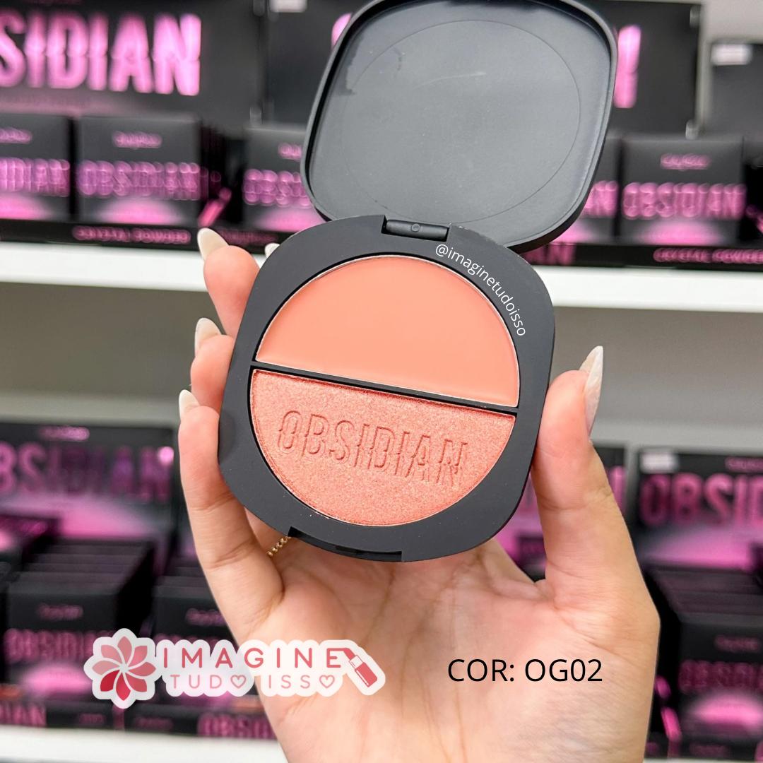Blush Duo Gemini Obsidian cor OG02 - Ruby Rose - Imagine Tudo Isso