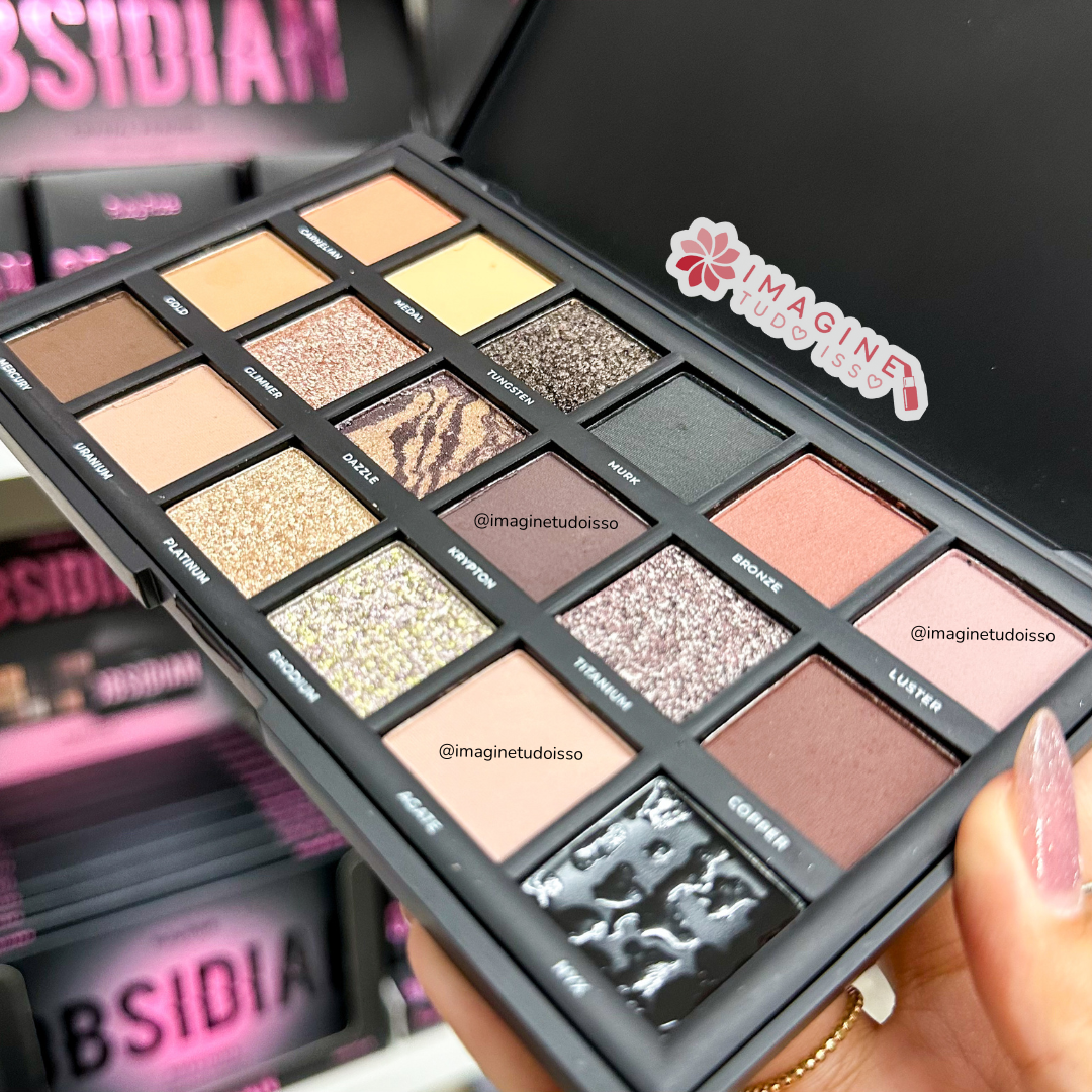 Paleta de Sombras Precious Obsidian - Ruby Rose - Imagine Tudo Isso