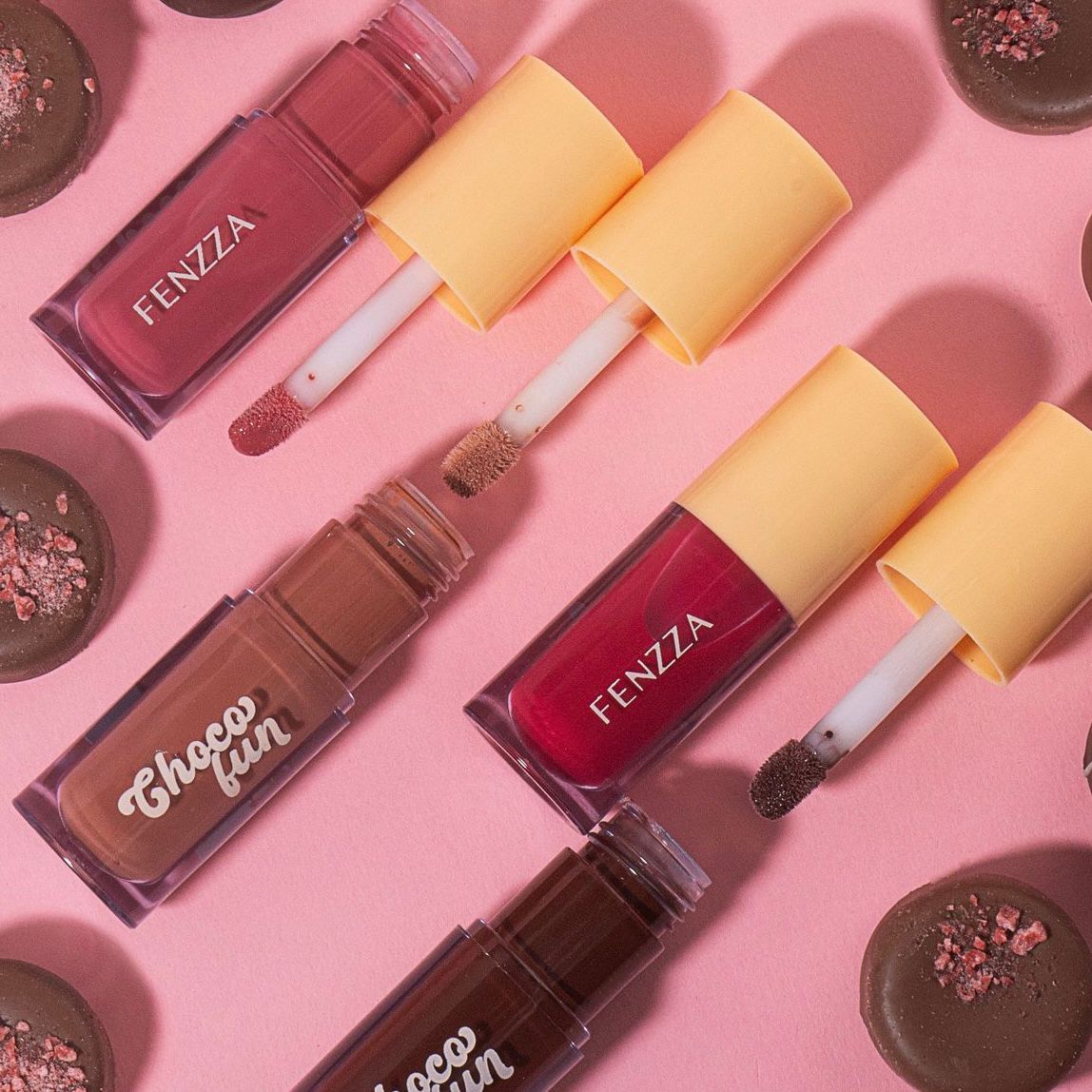 Gloss Labial Tint Cream Choco Fun (COR Fondue) - Fenzza - Imagine Tudo Isso