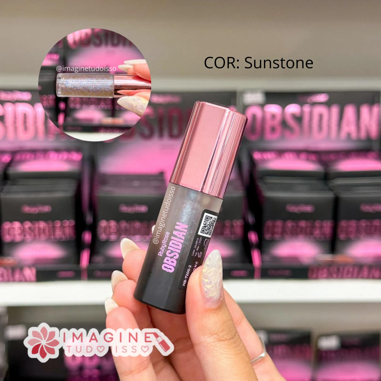 Gloss Labial Glossy Lips Obsidian (COR Sunstone) - Ruby Rose - Imagine ...