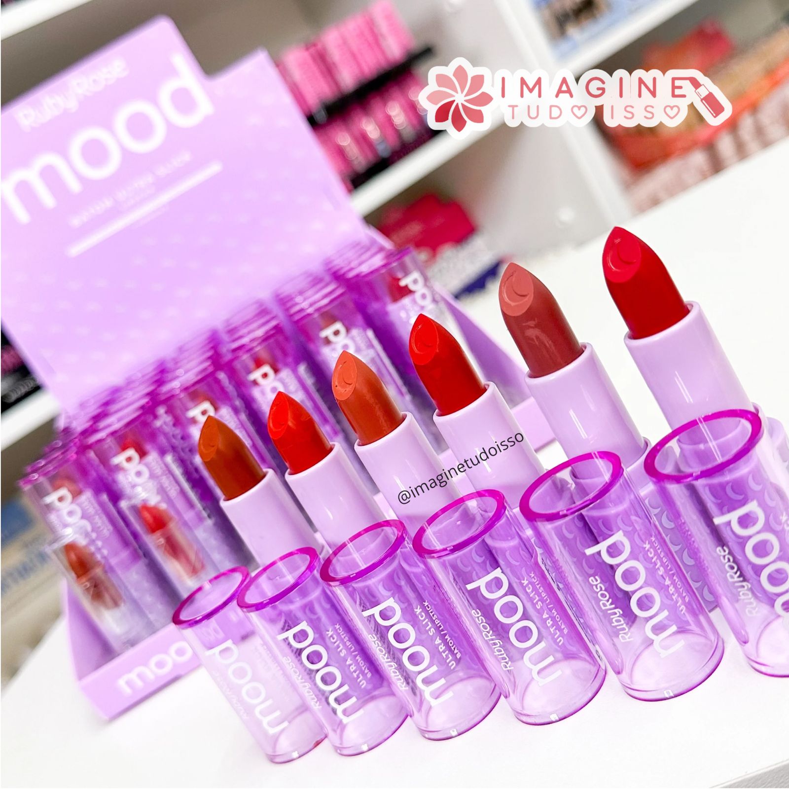 Batom Ultra Slick Mood (COR Chic) - Ruby Rose - Imagine Tudo Isso