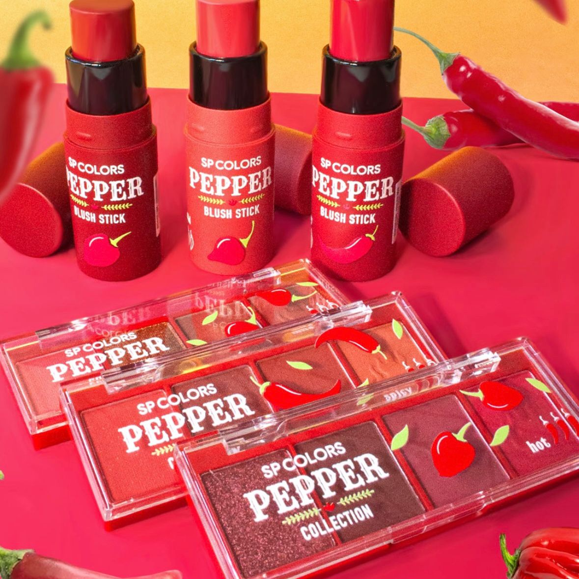 Paleta de Sombras Pepper (COR B Spicy) - SP Colors - Imagine Tudo Isso
