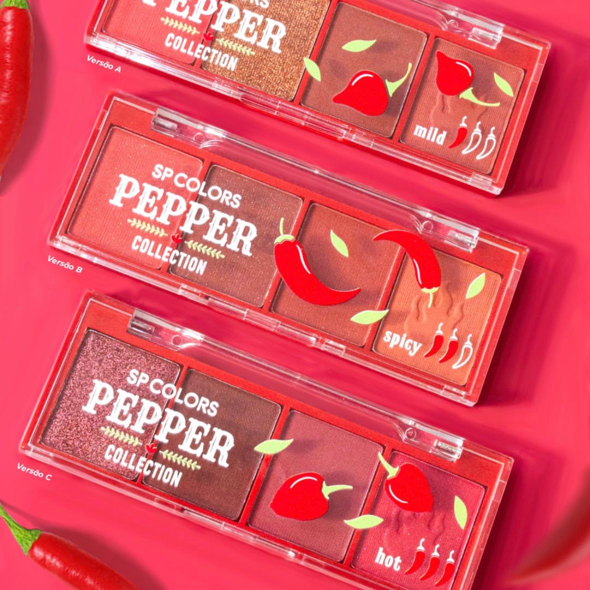 Paleta de Sombras Pepper (COR C Hot) - SP Colors - Imagine Tudo Isso