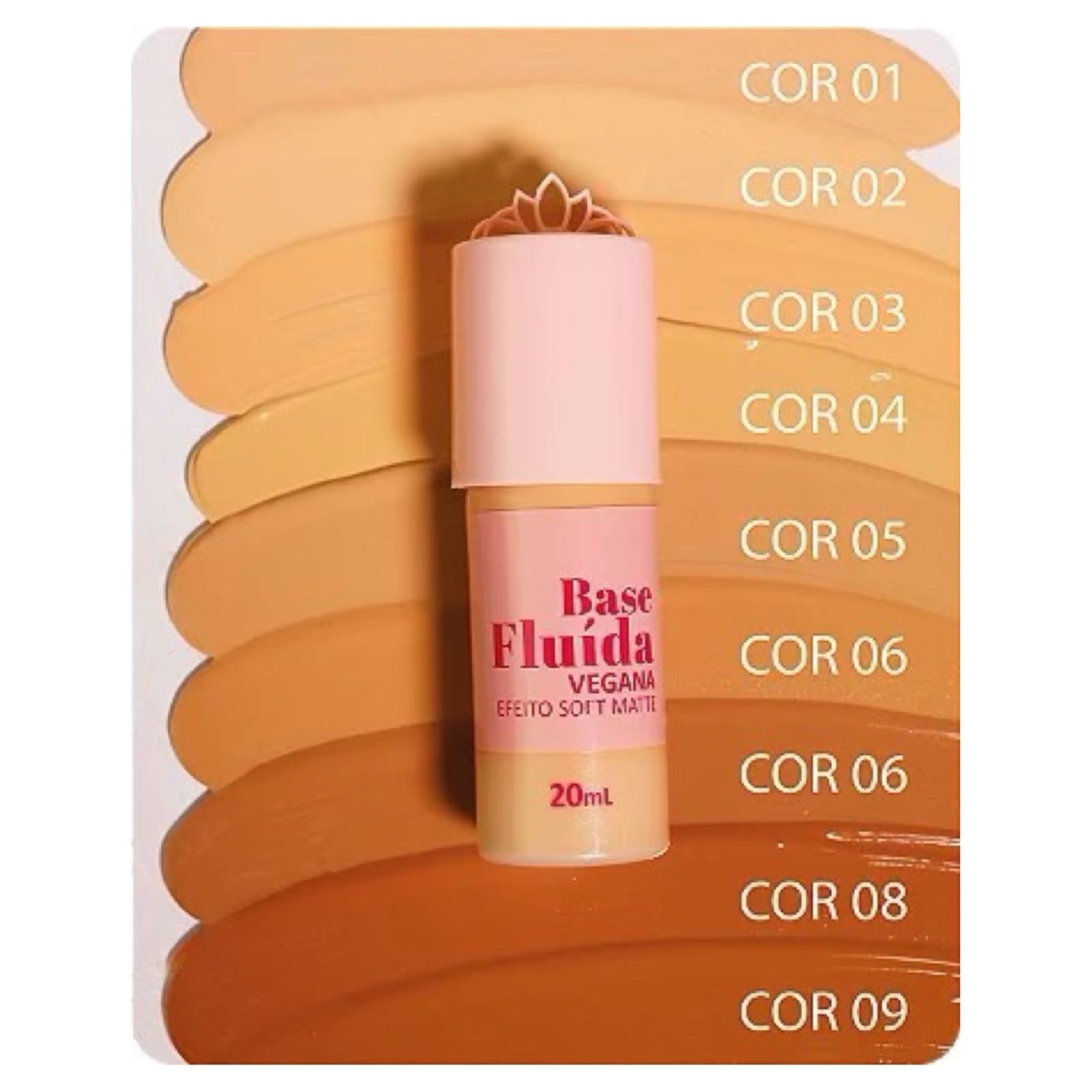 Base Fluída Vegana Efeito Soft Matte (COR 03) - Miss Lary - Imagine ...