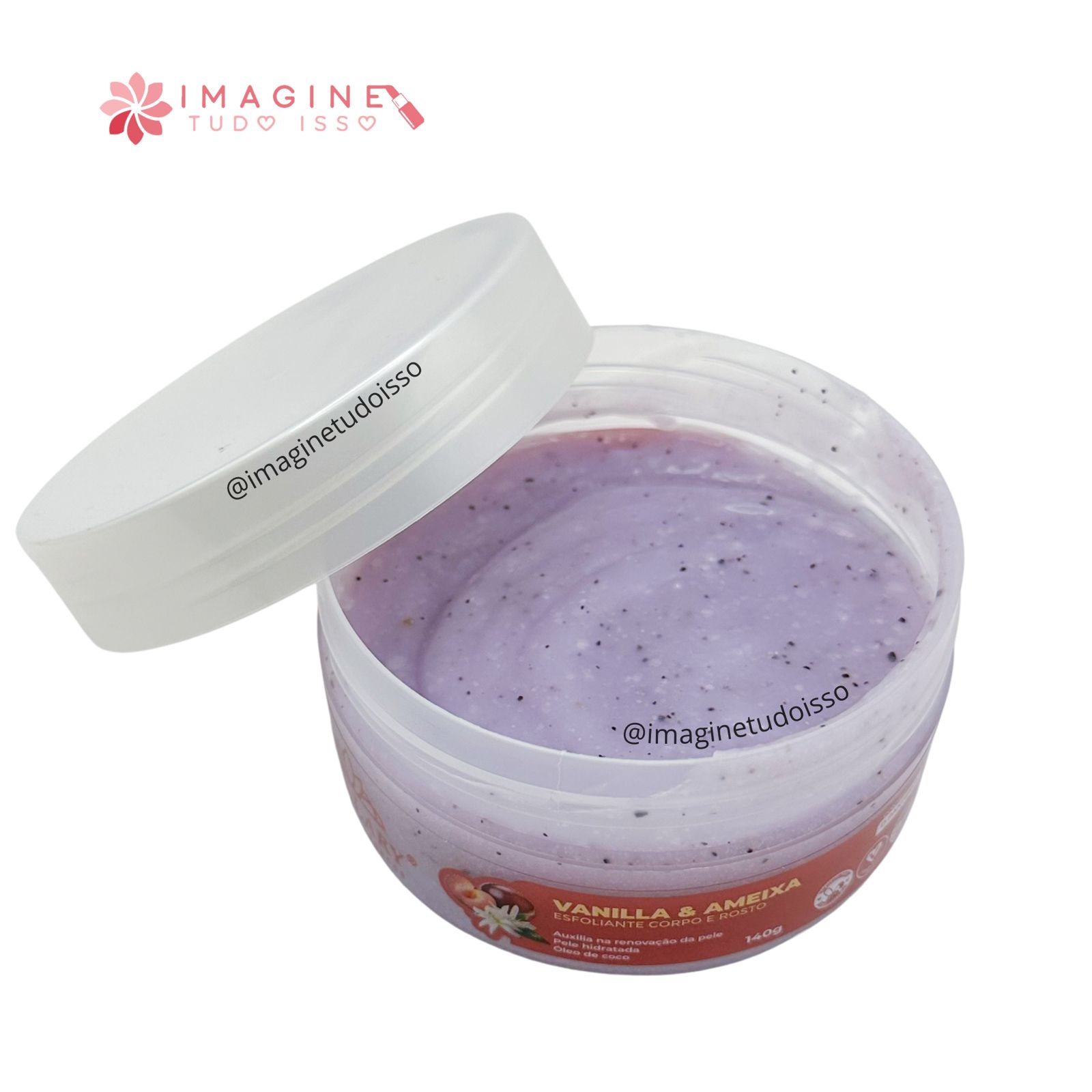 Esfoliante Corpo e Rosto Vanilla & Ameixa - Miss Lary - Imagine Tudo Isso