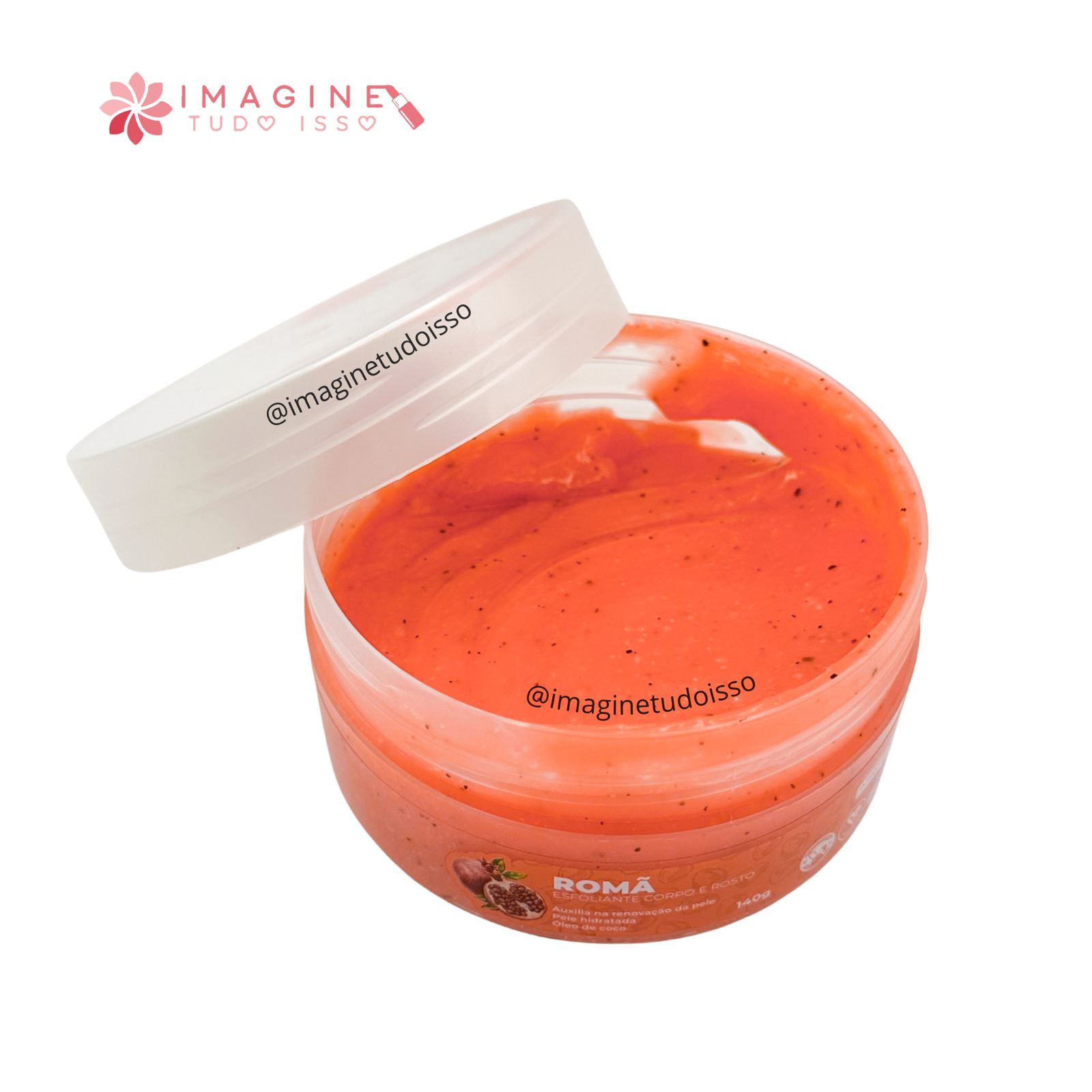 Esfoliante Corpo e Rosto Romã - Miss Lary - Imagine Tudo Isso