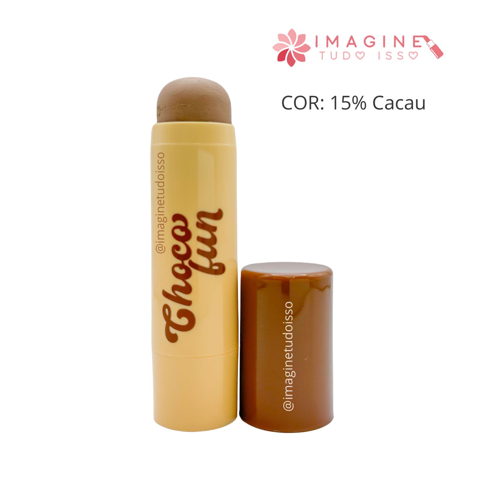 Contorno Stick Choco Fun (COR 15% Cacau) - Fenzza - Imagine Tudo Isso