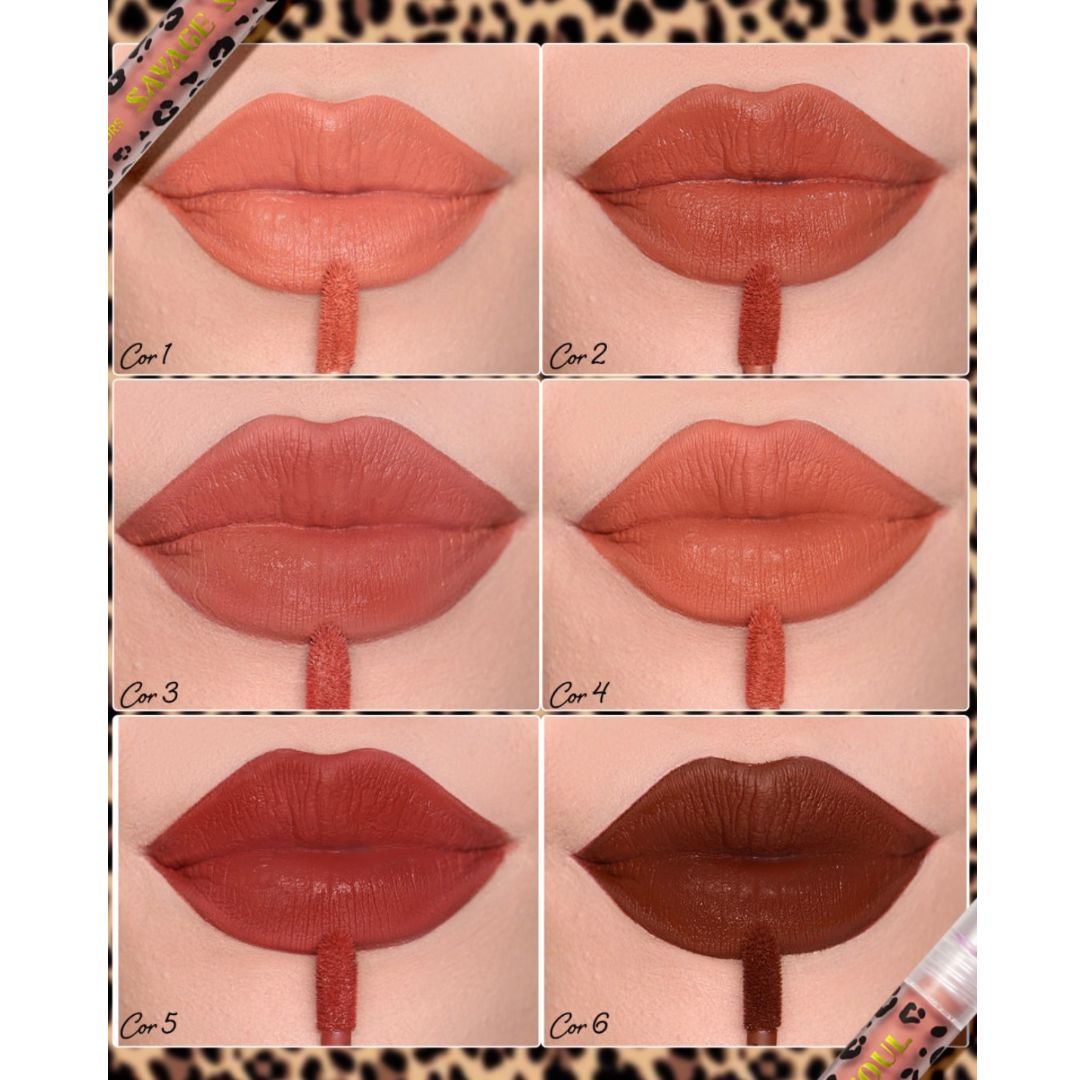 Batom Líquido Matte Savage Soul (COR 01) - SP Colors - Imagine Tudo Isso