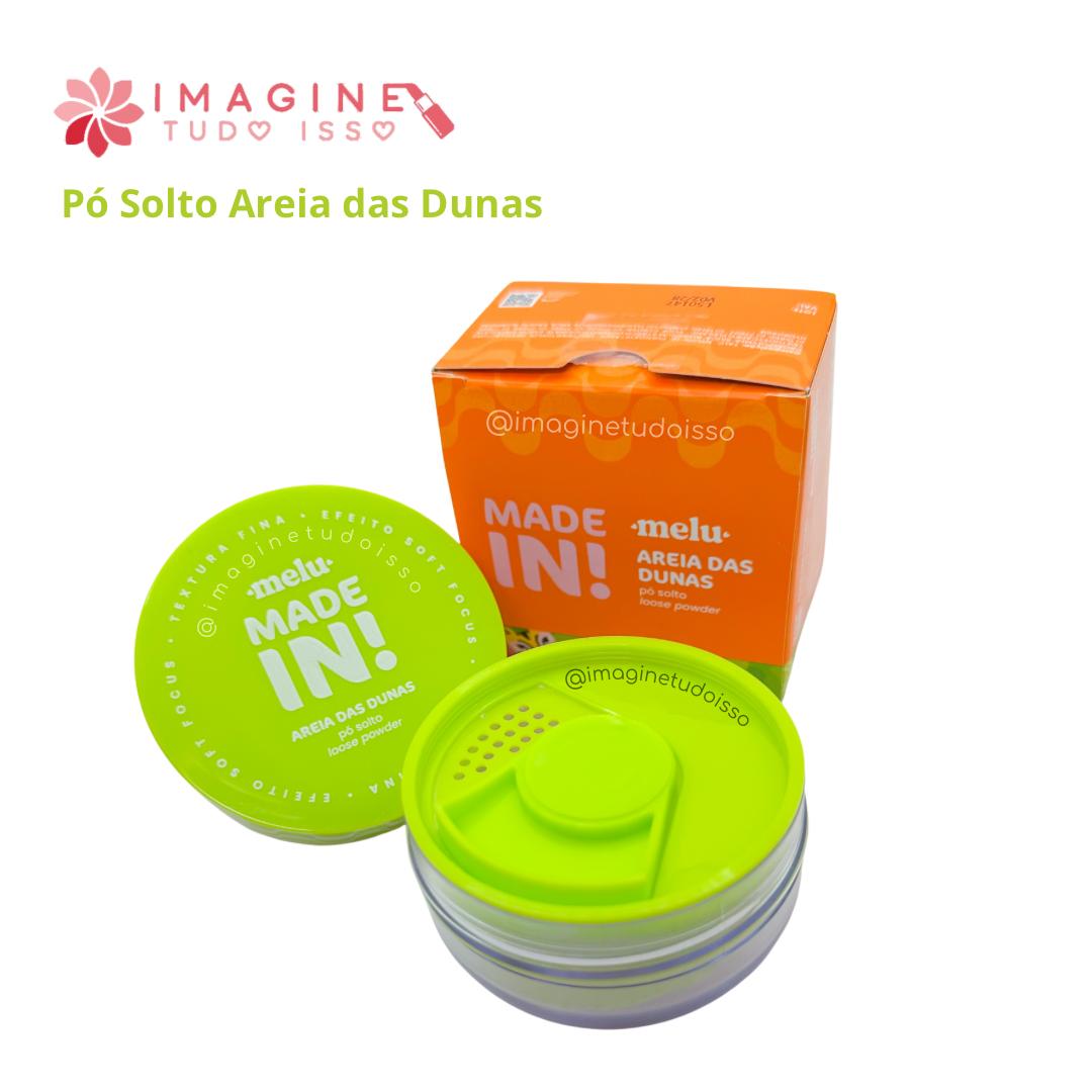 Pó Solto Areia das Dunas Made In! (COR Mágia das Conchas) - Melu by Ruby Rose - Imagine Tudo Isso