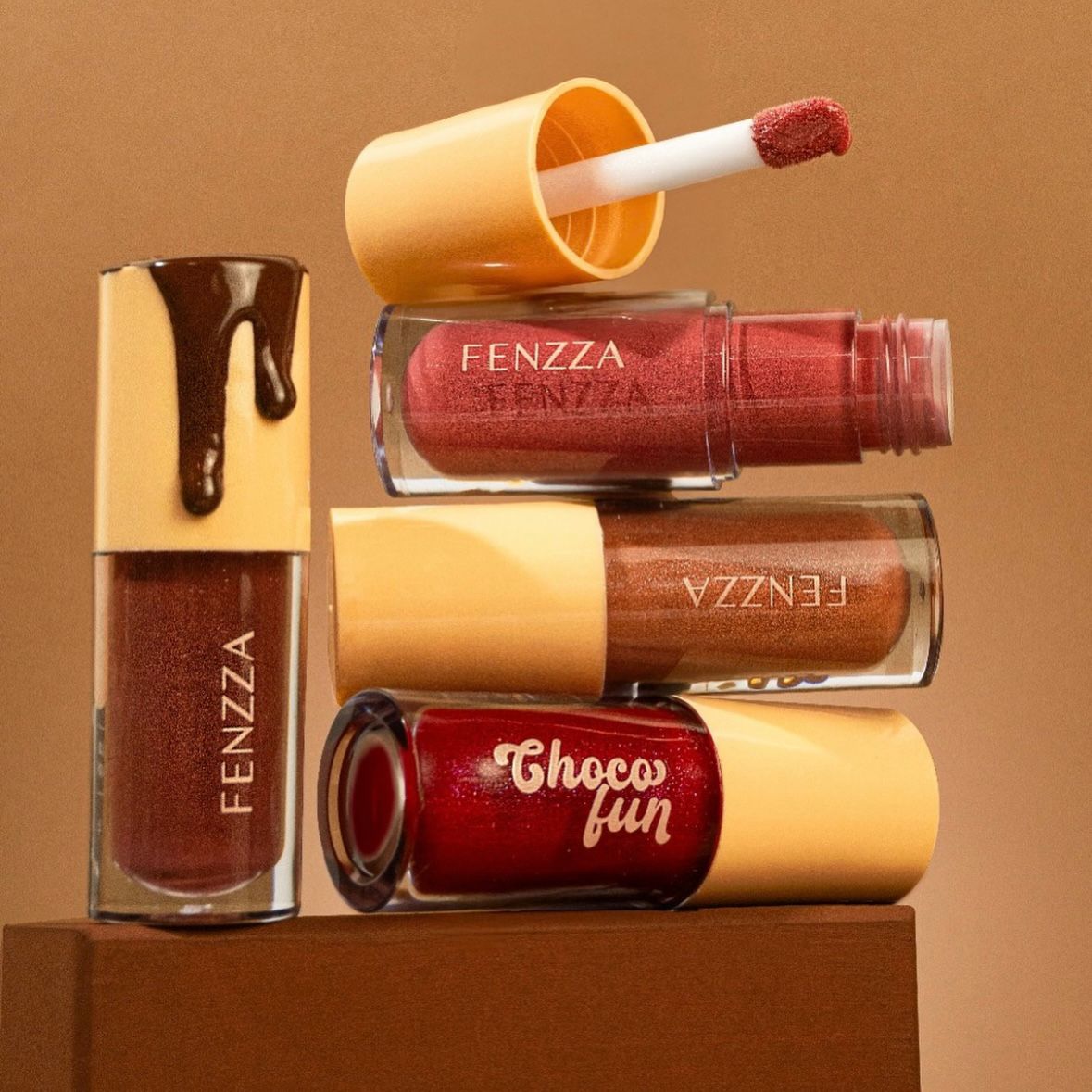 Gloss Labial Tint Cream Shine Choco Fun (COR Chocolat) - Fenzza ...