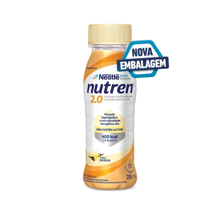Nutren 2.0 Baunilha 200ml - Espaço Vida | Nutrição Especializada