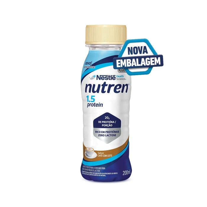 Nutren 1.5 Protein Café com Leite 200ml - Espaço Vida | Nutrição ...