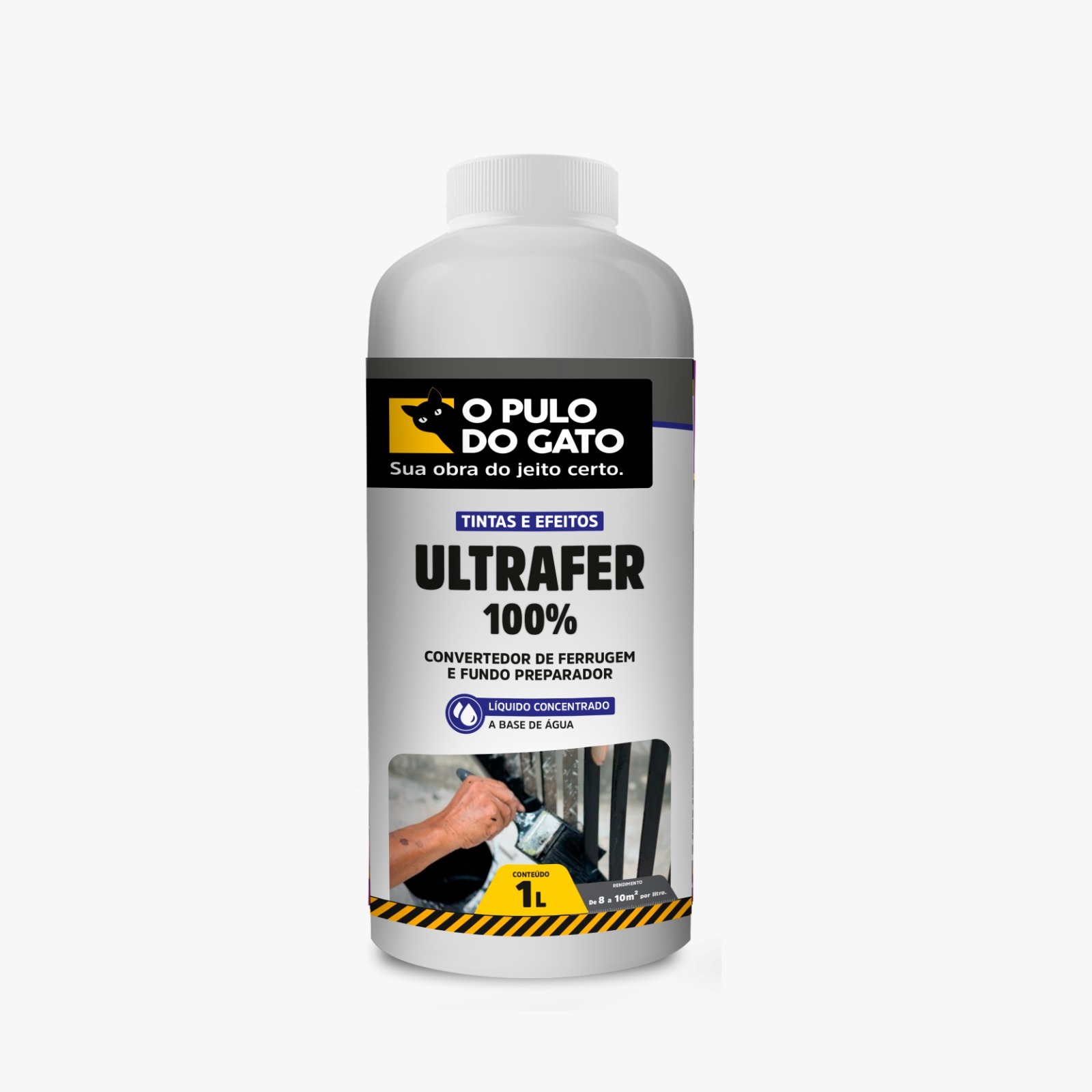 Ultrafer 100% 1 Lt - Convertedor de Ferrugem Concentrado - Consertar ...