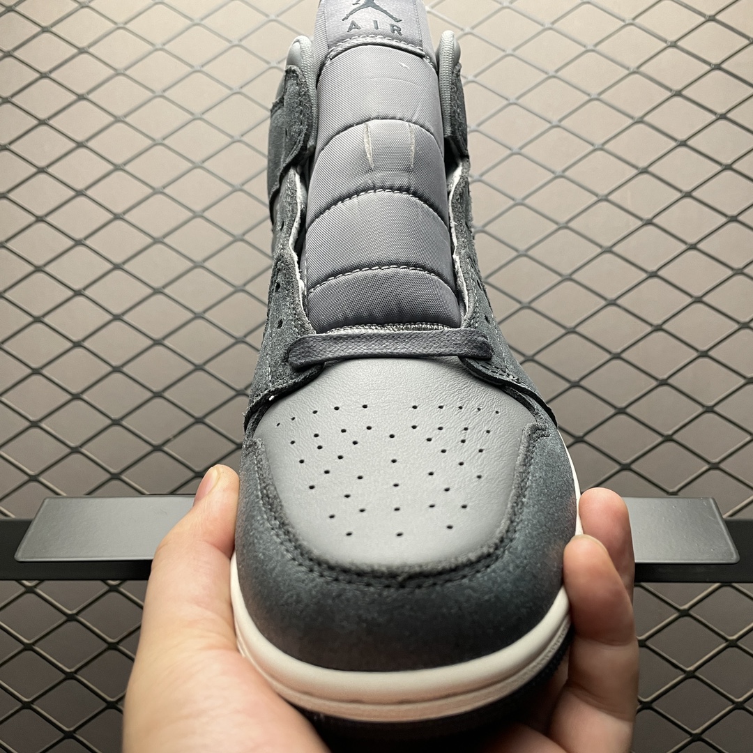 Nike Air Jordan 1 Mid "Distressed Smoke Grey" - Acapulco Sneakers | A ...