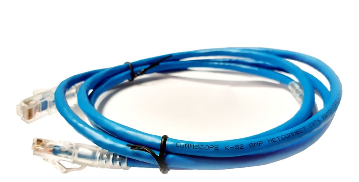 Patch Cord Commscope Amp Netconnect Cat6 Slim 1,52 Mts Azul - Monster ...