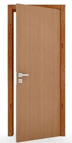 Porta Lisa Encabeçada Imbuia com Batente Caixa 12 Completa - Gebrin ...