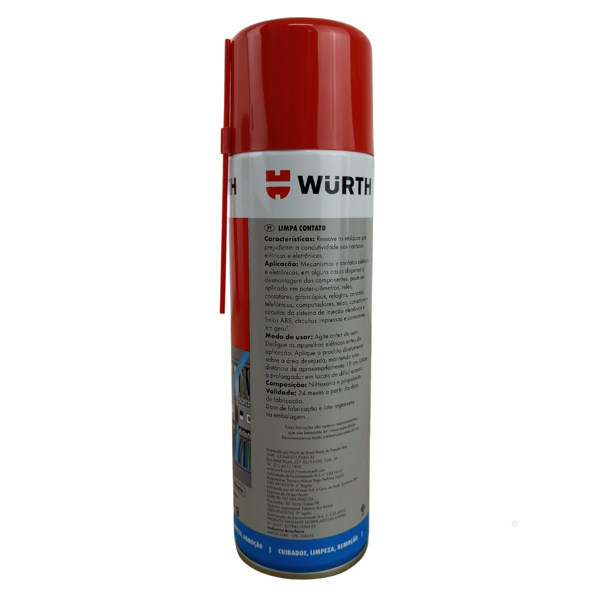 Limpa Contato Spray 300ml Wurth - Web Instalar | Peças para Máquina de ...
