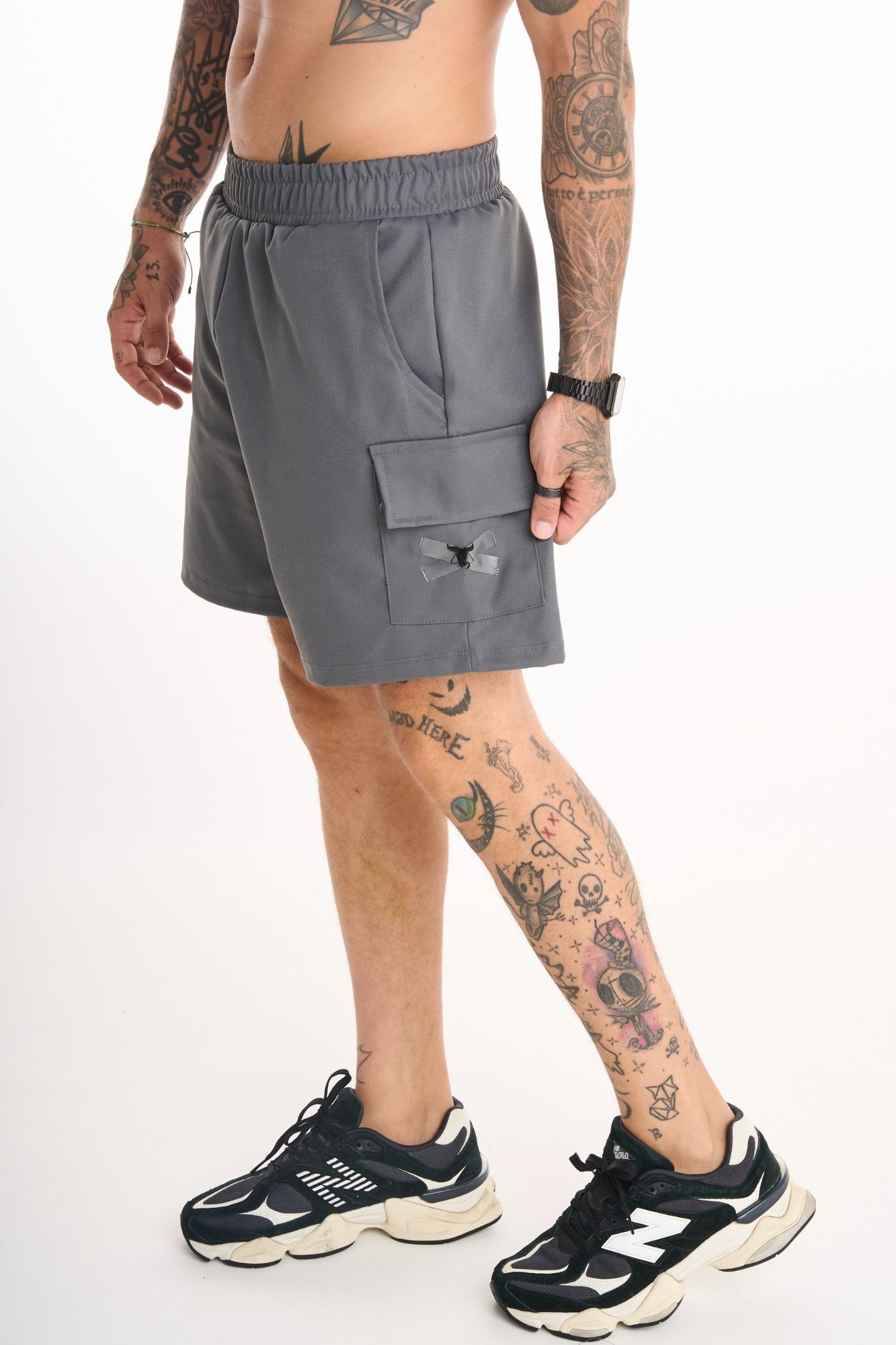 Bermuda Unity Basic Cinza Claro - Totanka