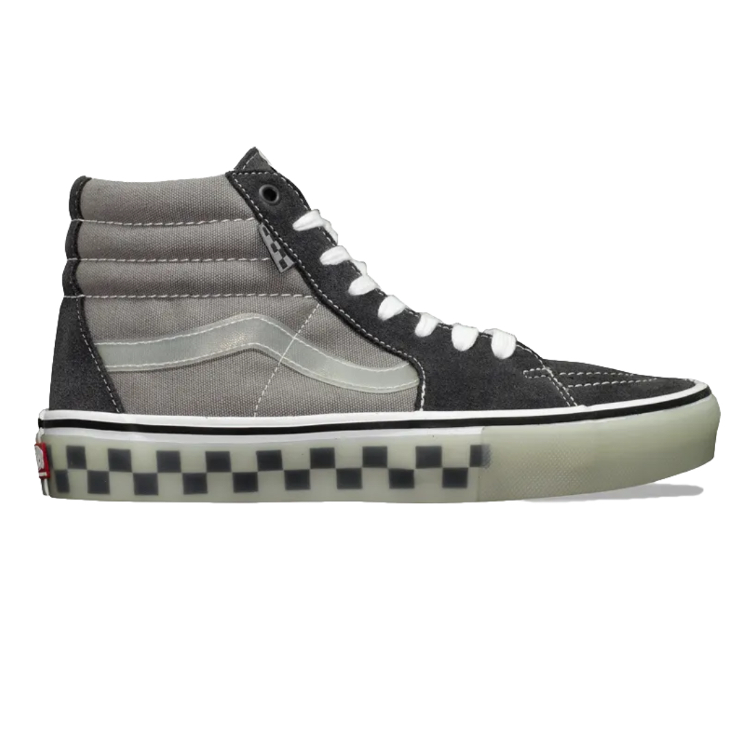 Tênis Vans Skate Sk8-Hi Translucent Rubber Grey - Street Tênis Vans Skate Sk8-Hi Translucent Rubber Grey - Street