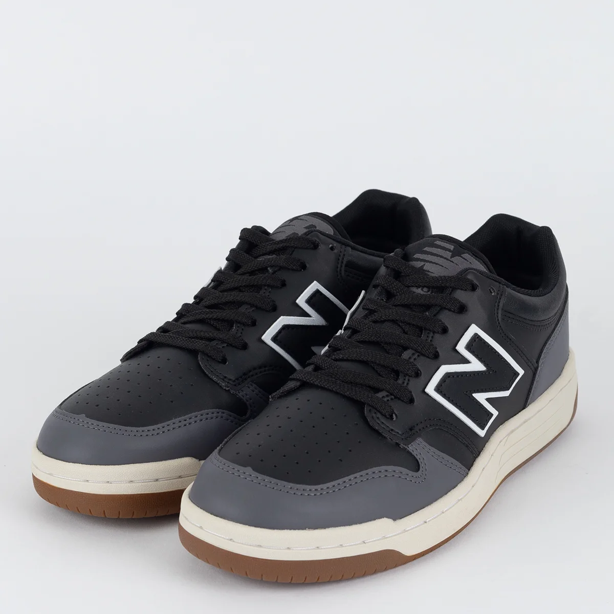 Tênis New Balance 480 Low Black/Graphite - Street Wear Company