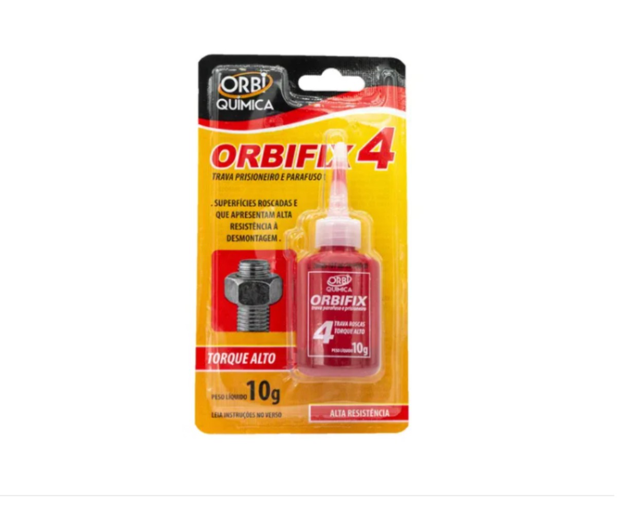 Cola Adesivo Trava Parafuso Roscas Vermelha Orbifix 10g - Vaccari ...