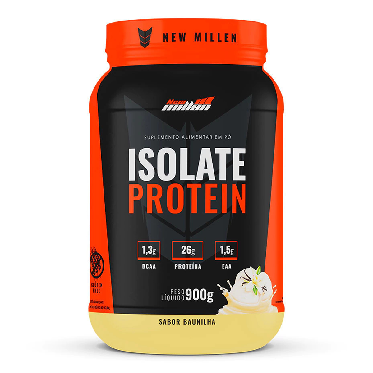 Isolate Protein 900g - New Millen - Fábrica de Atletas Suplementos