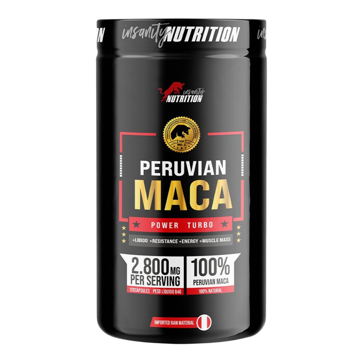 Maca Peruana 120 Cápsulas - Insanity Nutrition - Fábrica de Atletas ...