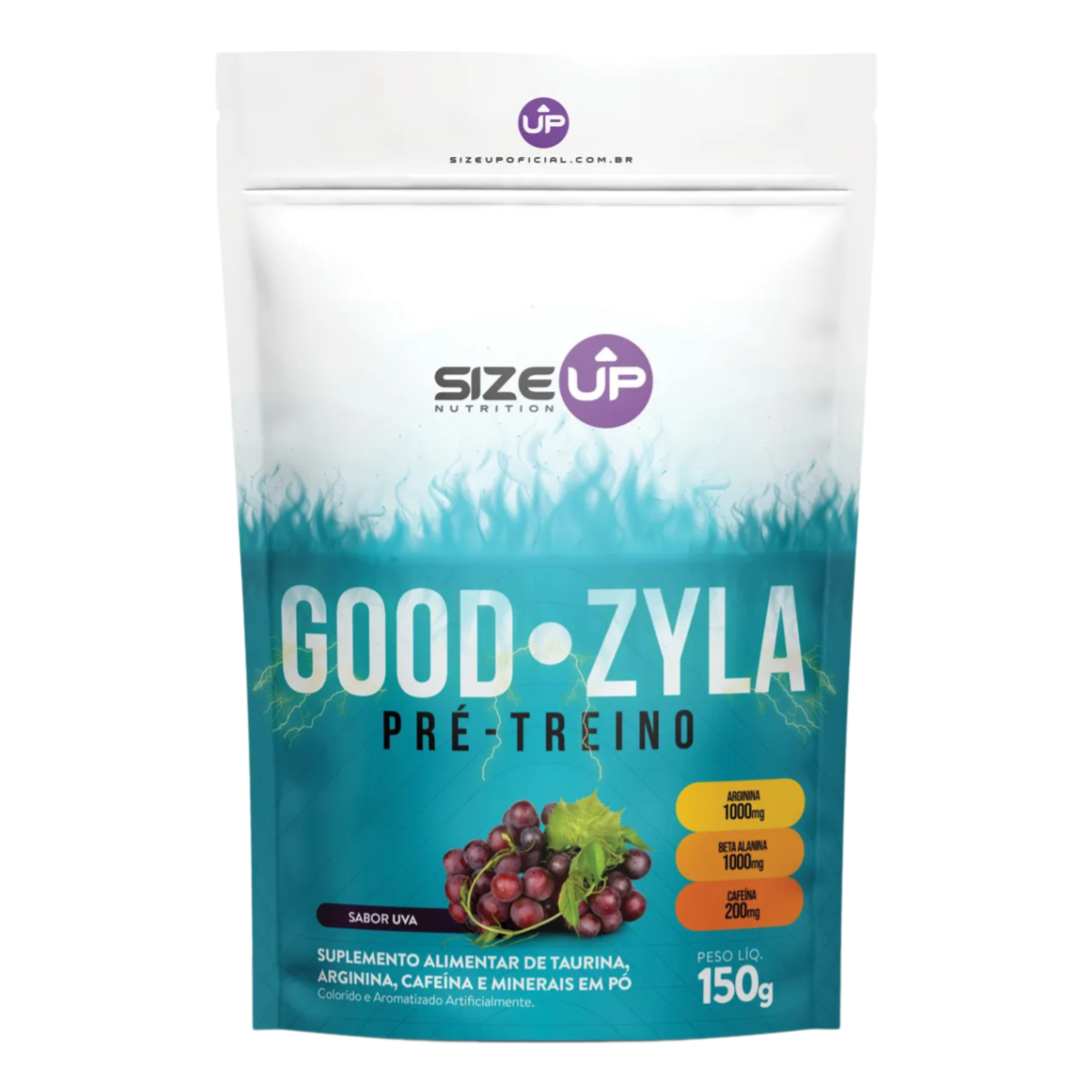 Pré Treino Good-Zyla 150g - Size UP - Fábrica de Atletas Suplementos