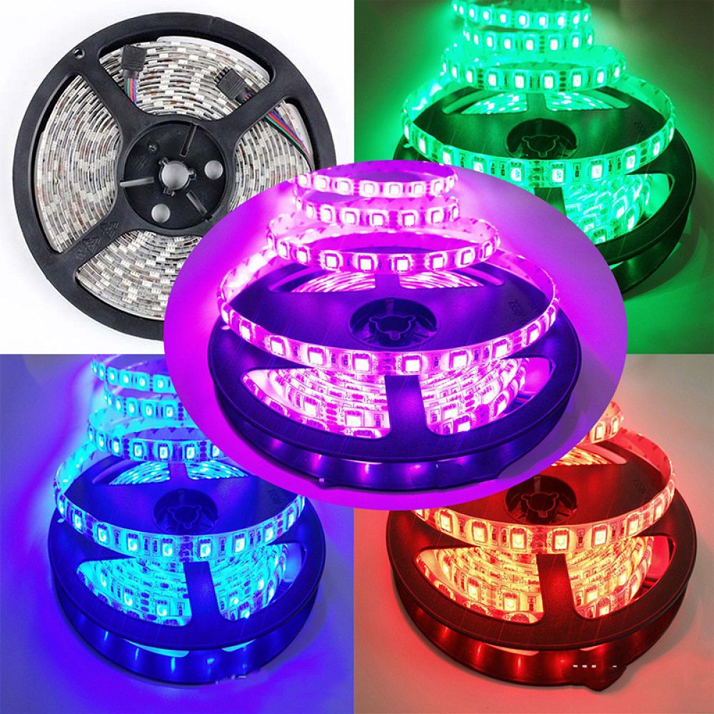 Fita Led Rgb 3 metros 16 Cores Controle Pc Gamer 5050 USB - ARCO ÍRIS LED