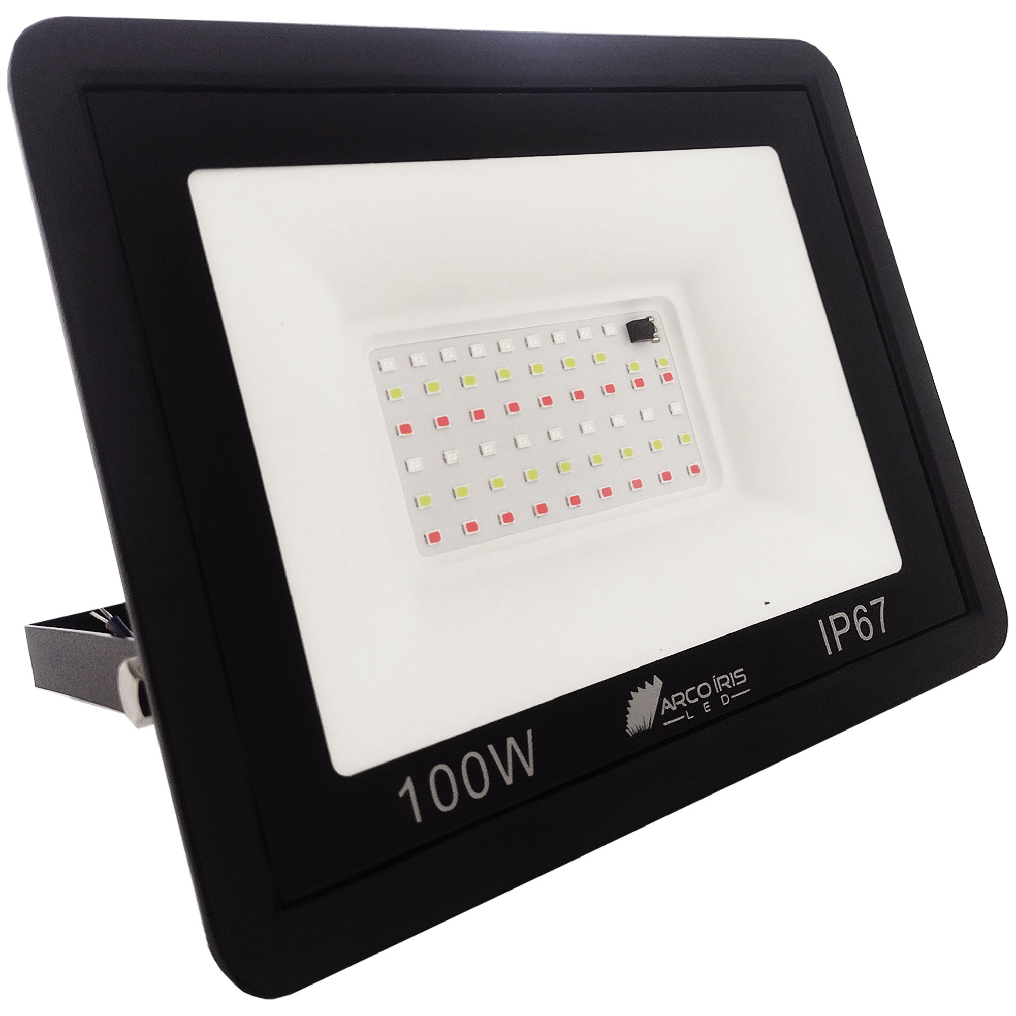 Refletor Led 100w Rgb Colorido IP67 Área Externa - 82574 - ARCO ÍRIS LED