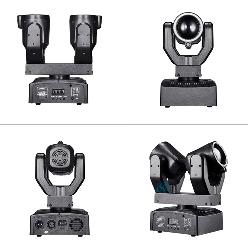 Moving Head Duplo Rgb 100w Cabeça Móvel Controle De Voz Dmx - 82495 ...