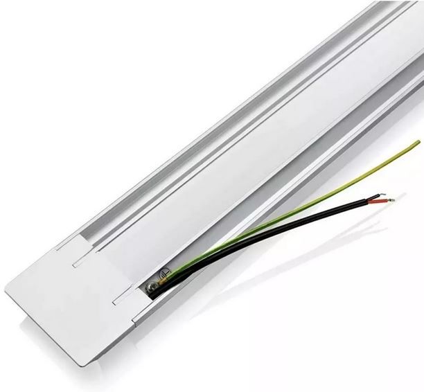 Luminária Led Calha 32w Luz Fria Bivolt 120cm 81482 Arco Iris Led ...