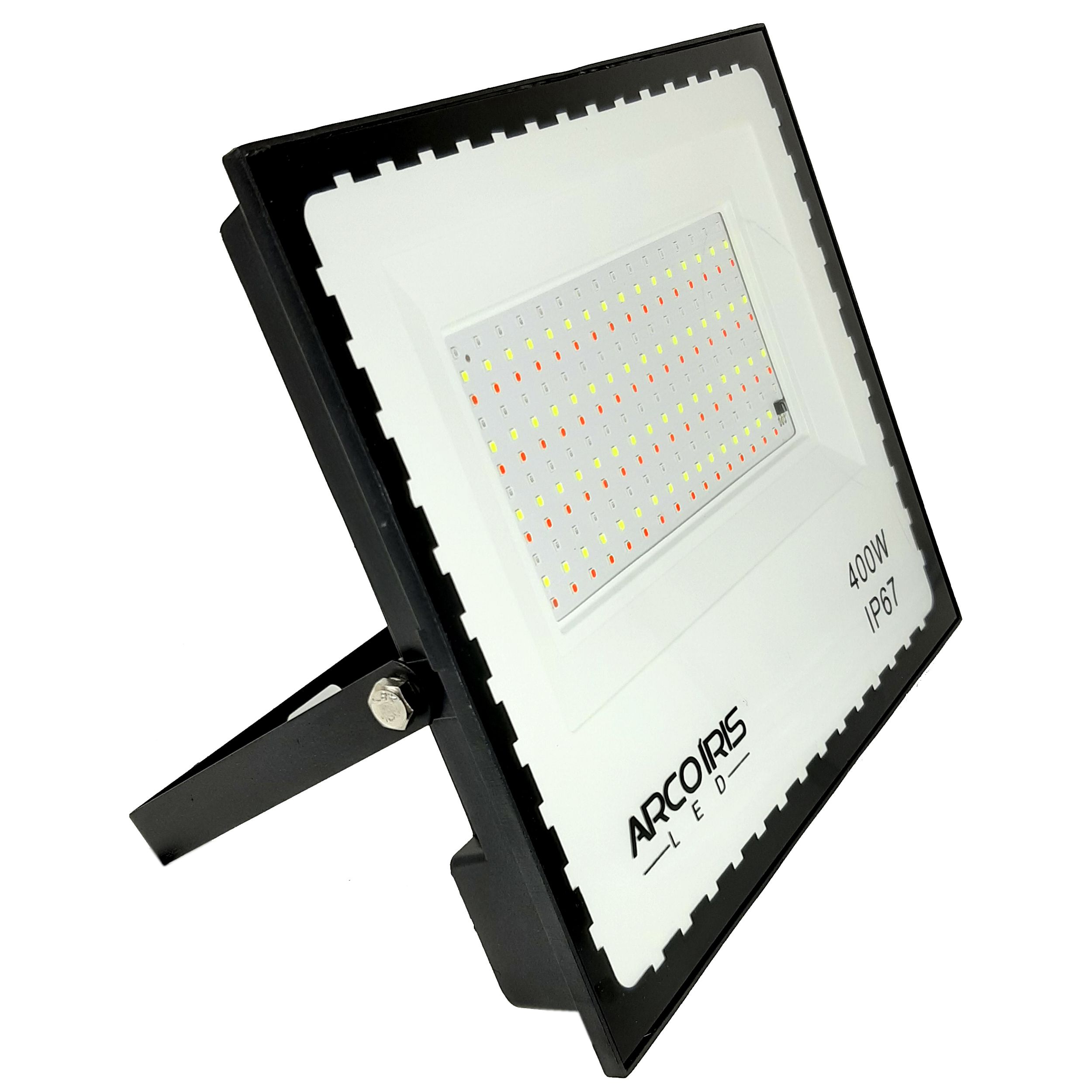 Refletor Led Mini 400w Rgb Colorido IP67 Bivolt 81734 Arco Iris Led ...