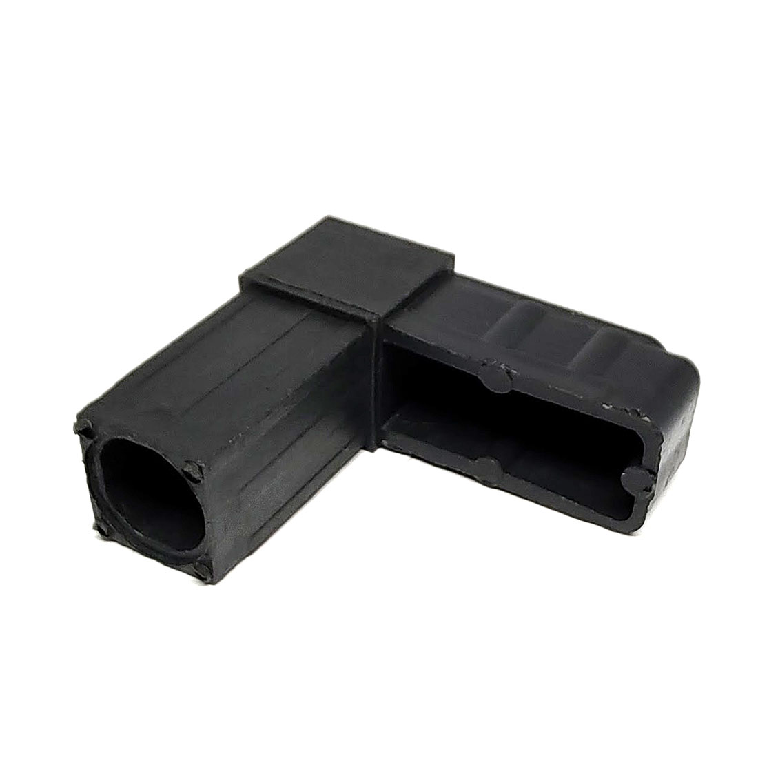 Conector L preto 25x25 mm para estruturas de metalon e alumínio - DKJ ...