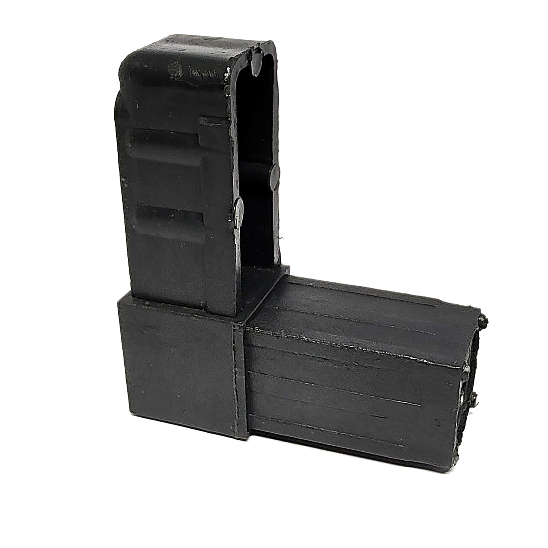 Conector L preto 25x25 mm para estruturas de metalon e alumínio - DKJ ...