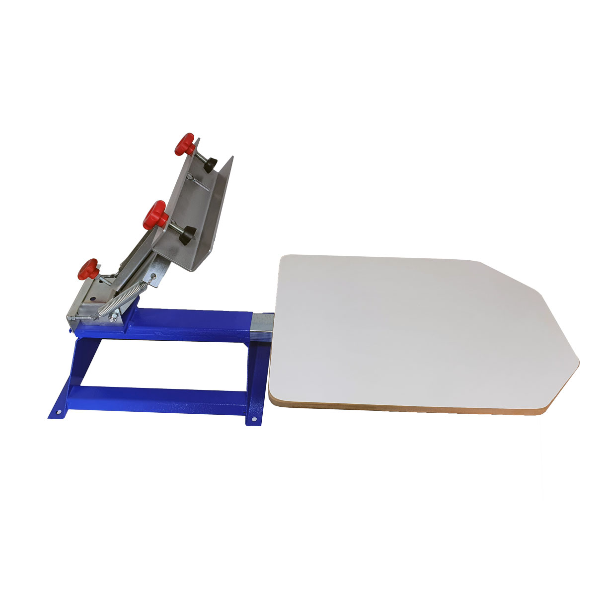 Printer 1 - Impressora serigráfica rotativa um berço MDF e uma garra ...