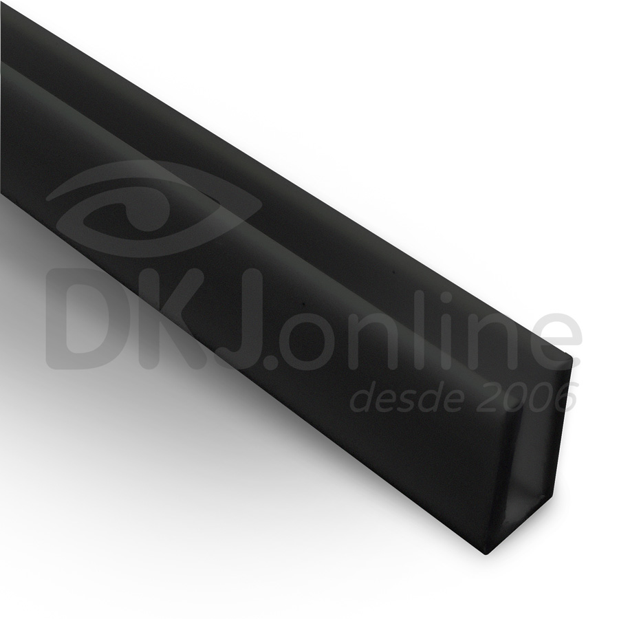 Perfil plástico U 10x5 mm em PS ou PVC - DKJ ® a loja da comunicação visual