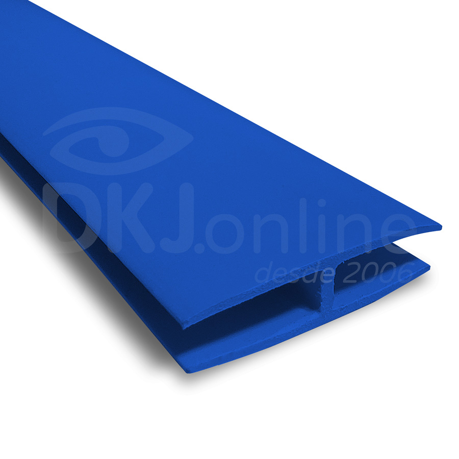 Perfil plástico H 27x27 mm abertura de 4 mm em PS ou PVC 30 cm a 3 mts ...