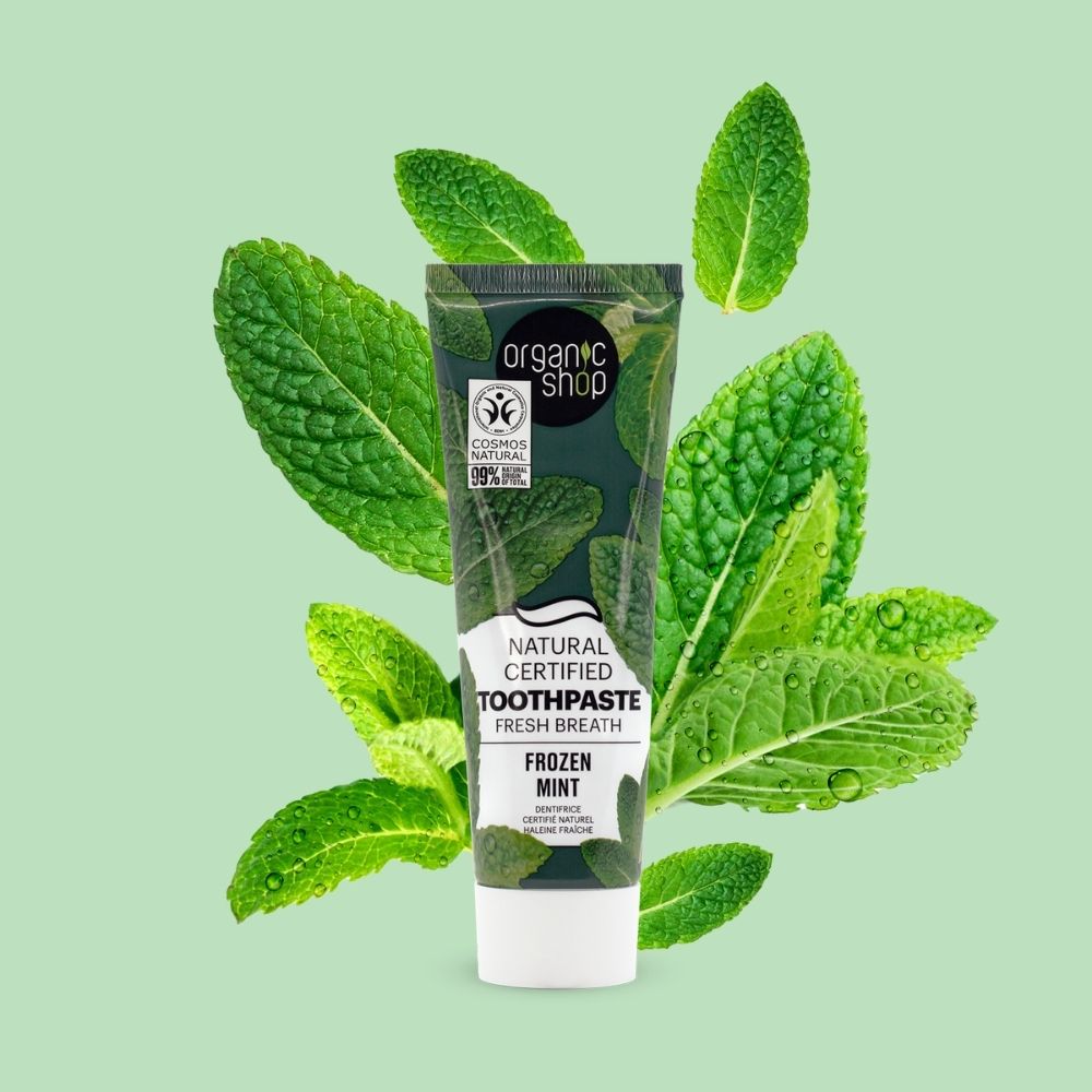 Pasta de Dente Natural Sem Flúor - Frozen Menta Organic - Organic Shop